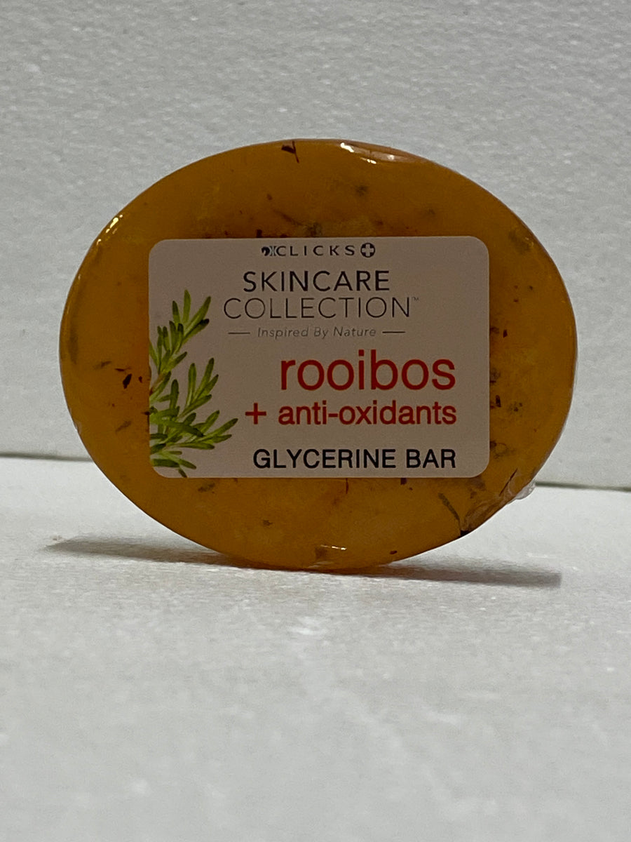 Rooibos + Anti-Oxidants Glycerine Bar Soap 100 gm (Clicks - Skincare C ...