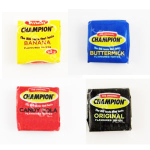 Mister Sweet Champion Toffees Squares 12's - 120gm – Out of Africa Trading