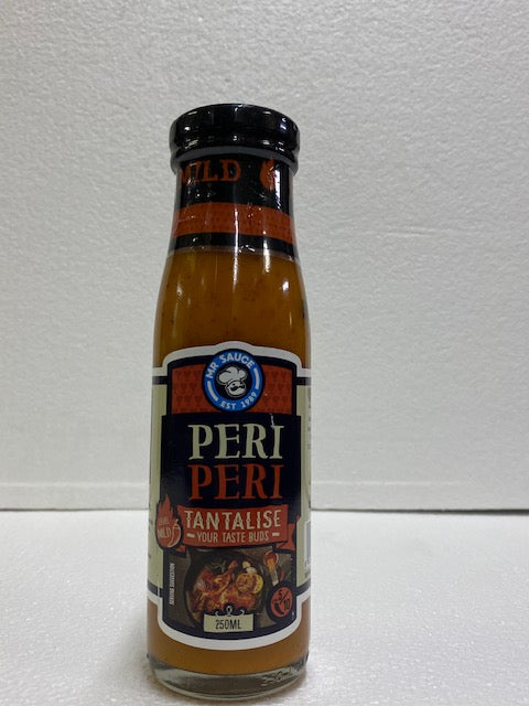 Mr Sauce Peri Peri Tantalise Sauce 250 ml – Out of Africa Trading